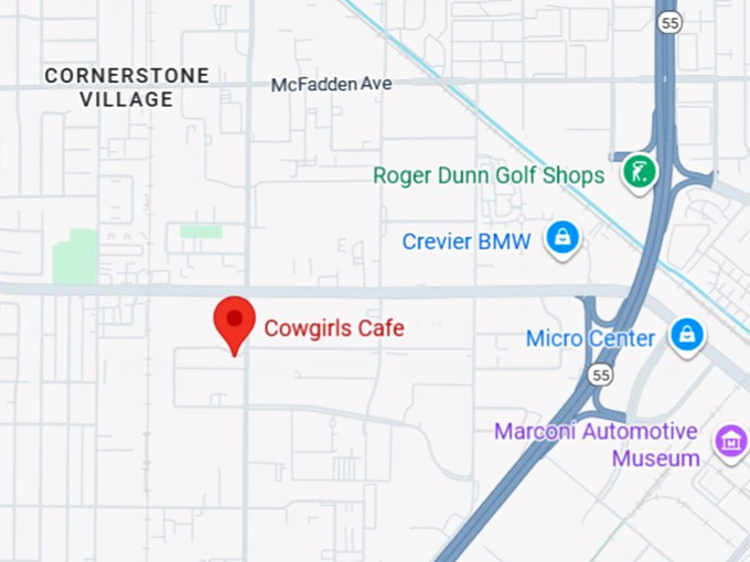 16. cowgirls cafe map