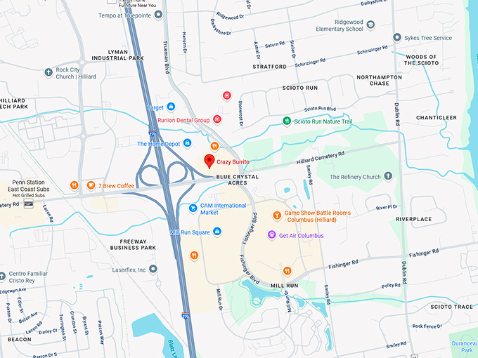 16. crazy burrito map