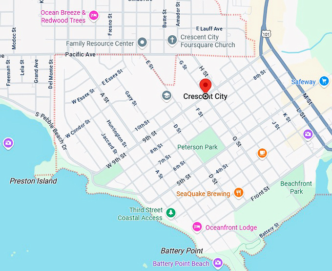 16. crescent city map
