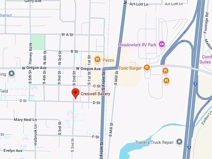 16. creswell bakery map