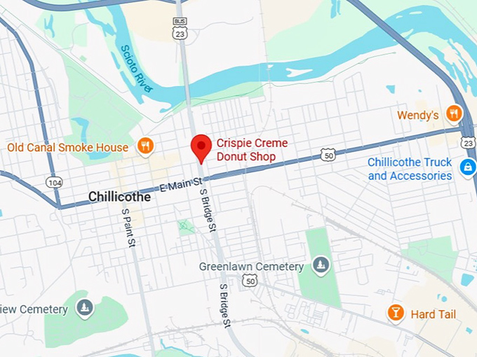16. crispie creme donut shop map