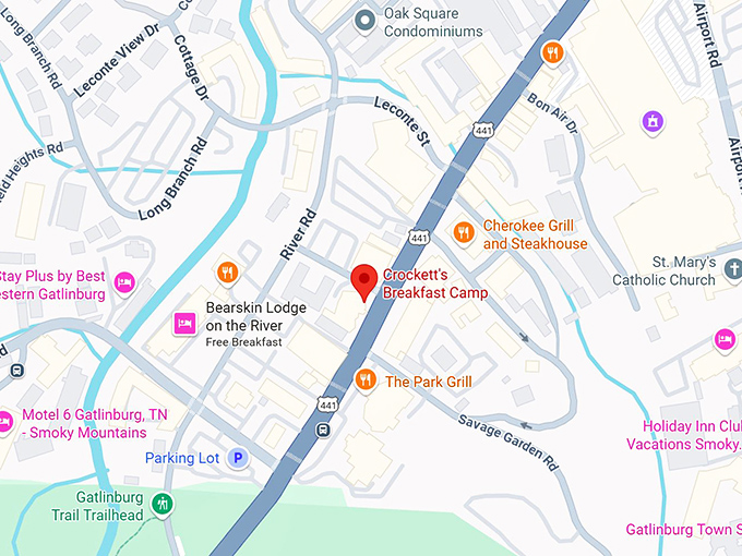 16. crockett's breakfast camp