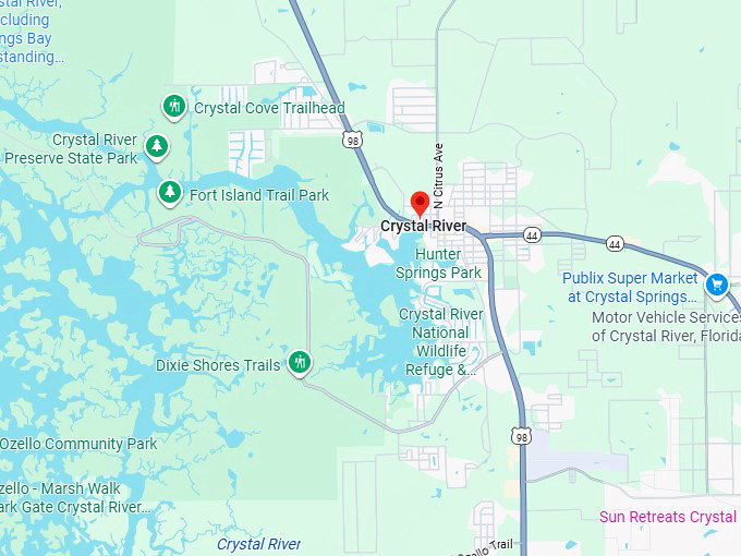 16. crystal river map