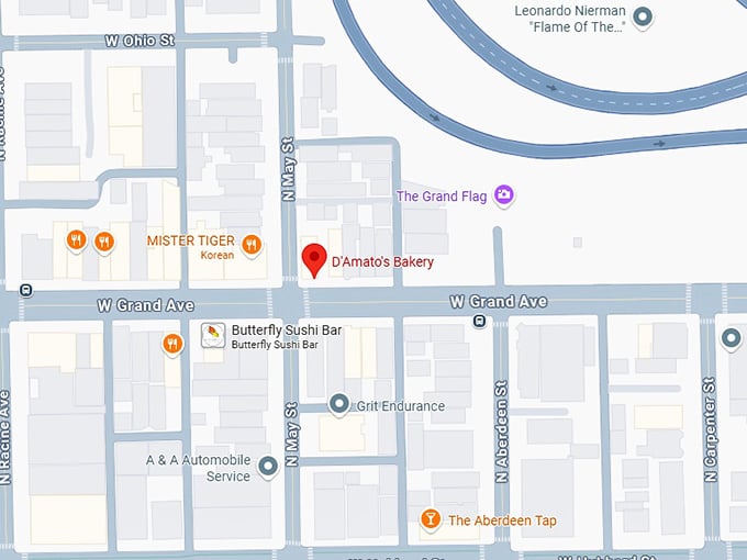 16. d&rsquo;amato&rsquo;s bakery map