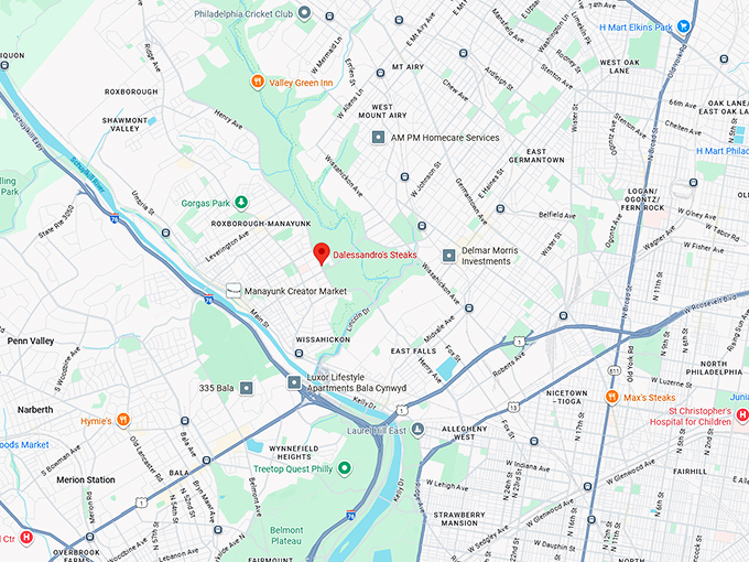 16. dalessandro&rsquo;s steaks map