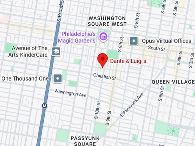 16. dante & luigi&rsquo;s map