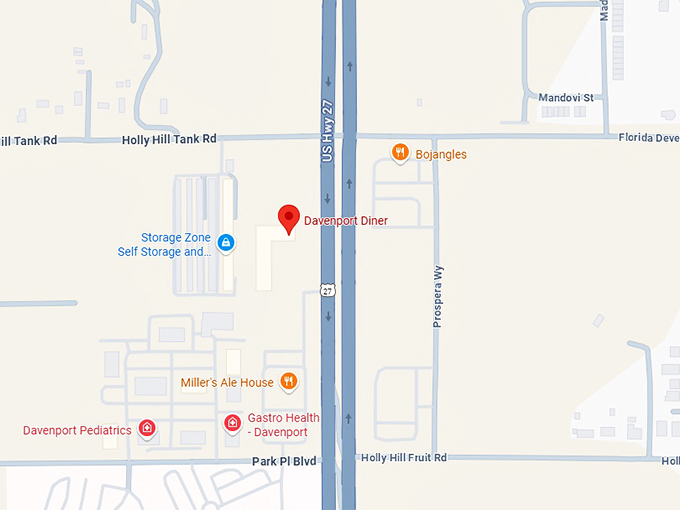 16. davenport diner map