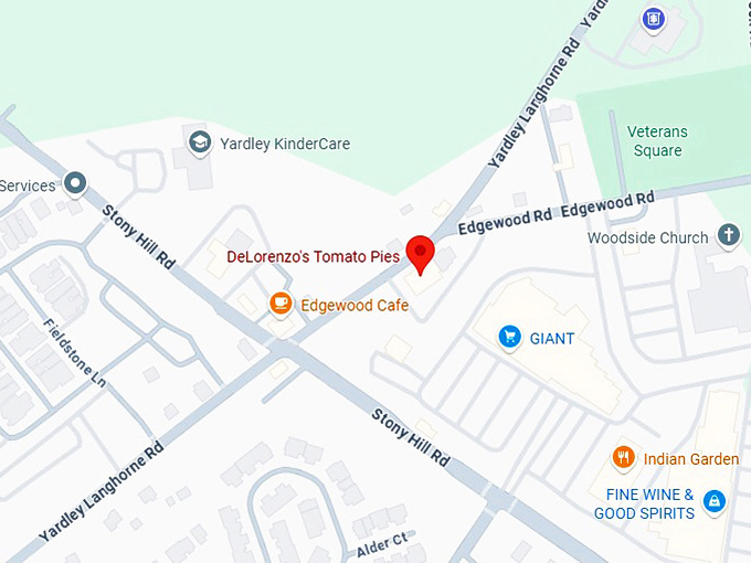 16. delorenzo's tomato pies map