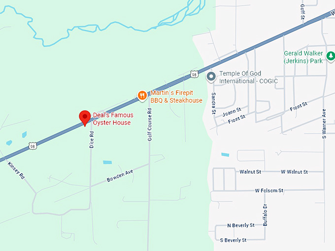 16. deal's famous oyster house map
