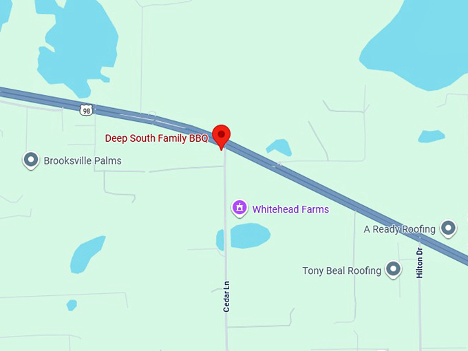 16. deep south family bbq map