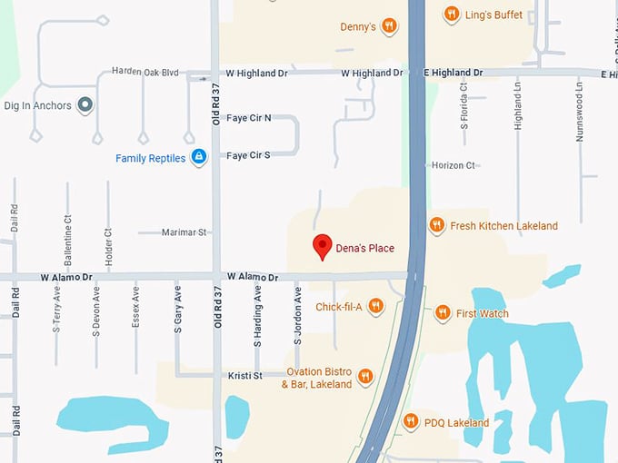 16. dena's place map