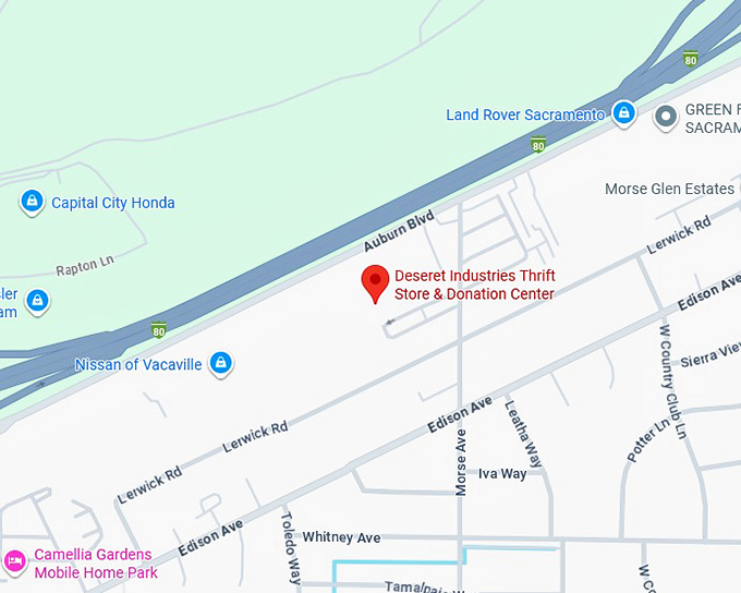 16. deseret industries thrift store & donation center map