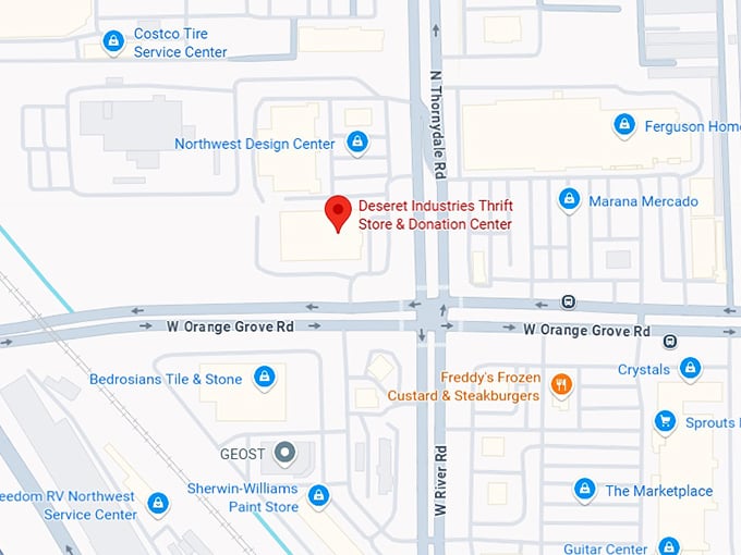 16. deseret industries thrift store & donation center map