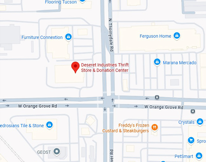 16. deseret industries thrift store & donation center map