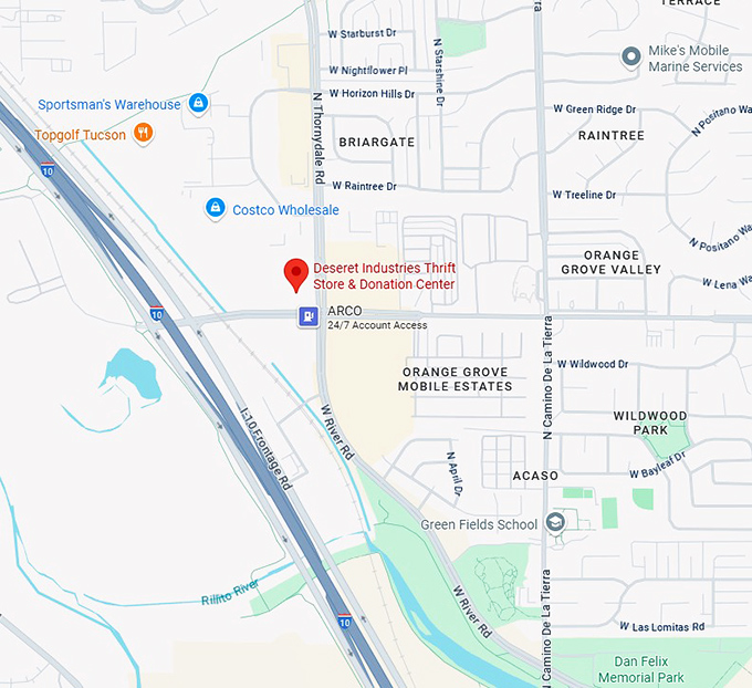16. deseret industries thrift store & donation center map