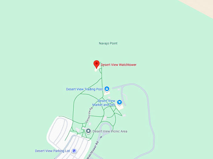 16. desert view watchtower map