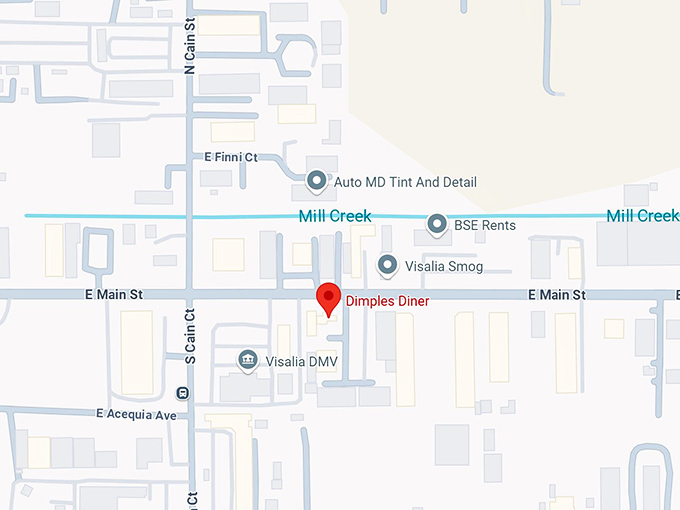 16. dimples diner map