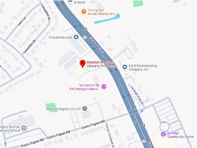 16. disabled american veterans thrift store map