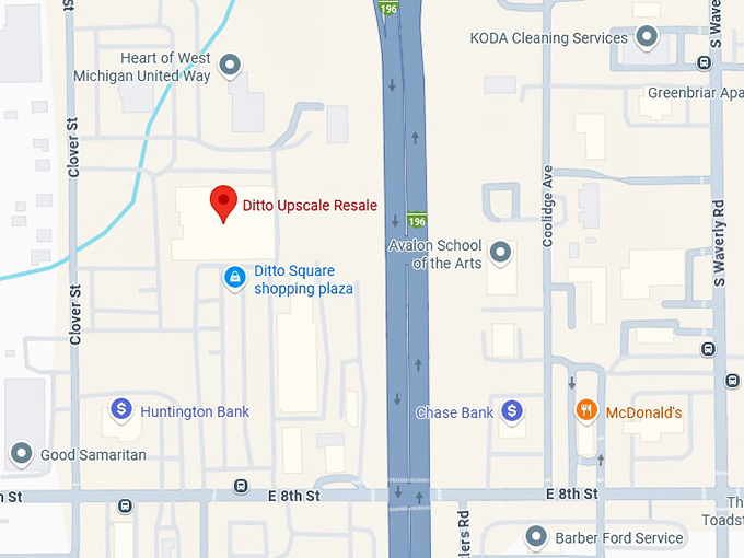 16. ditto upscale resale map