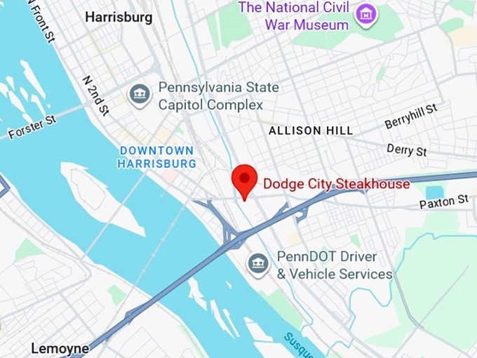 16. dodge city steakhouse map