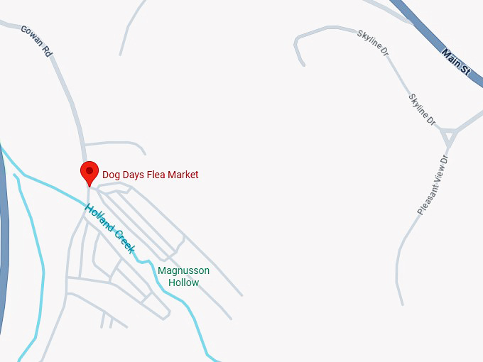 16. dog days flea market map