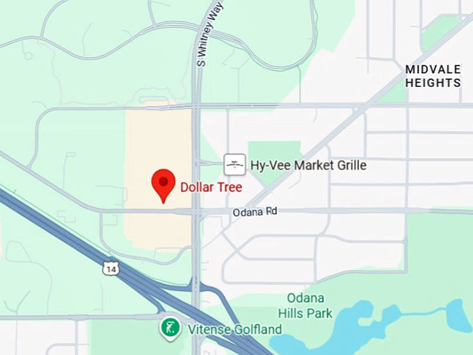 16. dollar tree (688 s whitney way) map