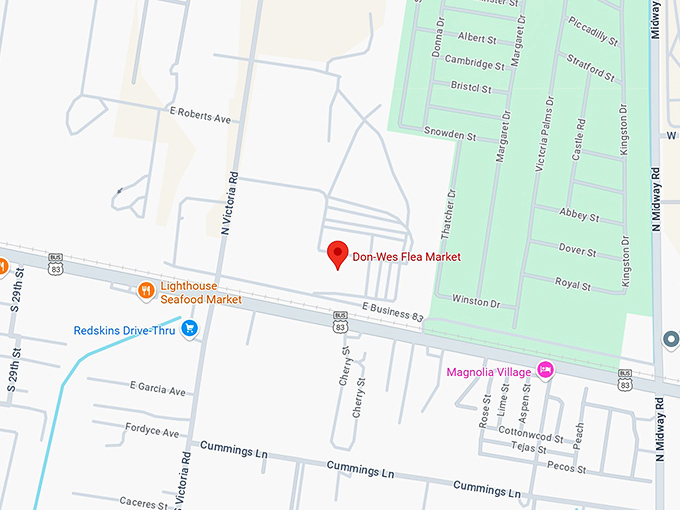 16. don wes flea market map