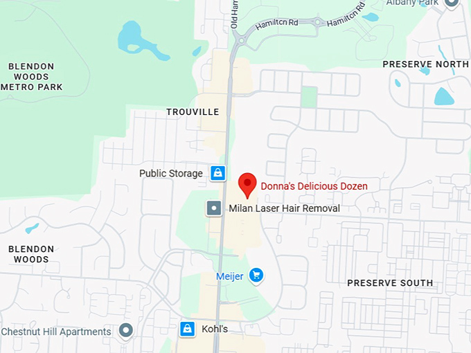 16. donna&rsquo;s delicious dozen map