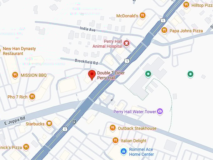 16. double t diner perry hall map