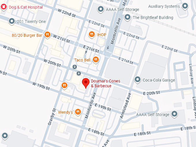 16. doumar&rsquo;s cones and barbecue map