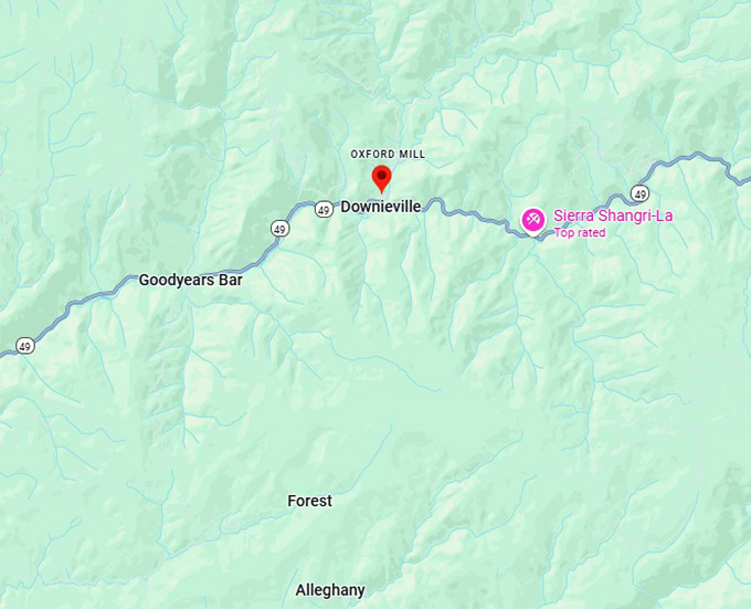 16. downieville map