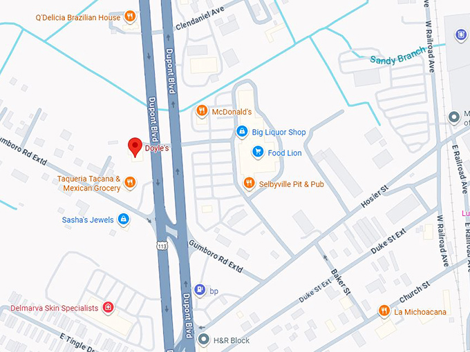 16. doyle&rsquo;s restaurant map