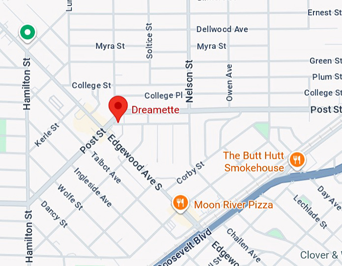 16. dreamette (3646 post st) map