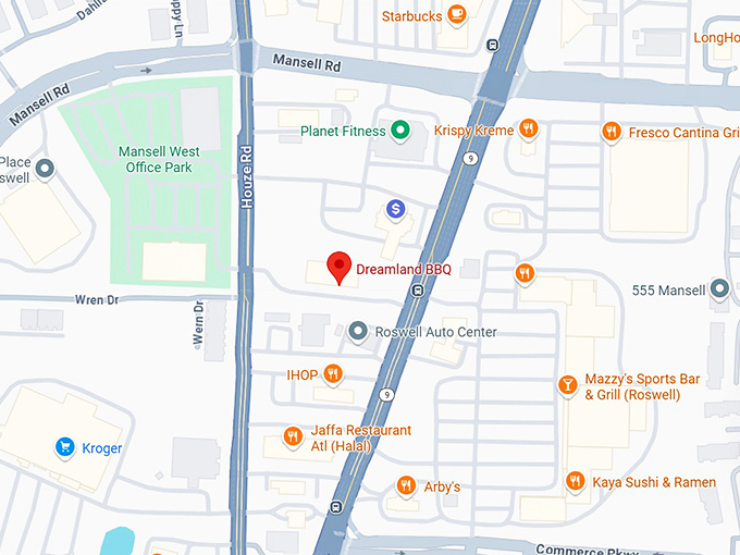 16. dreamland bbq map