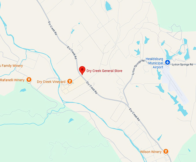 16. dry creek general store map