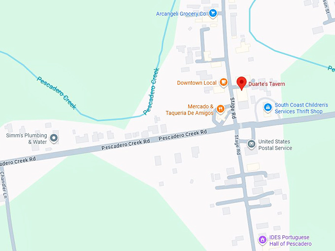 16. duarte&rsquo;s tavern map