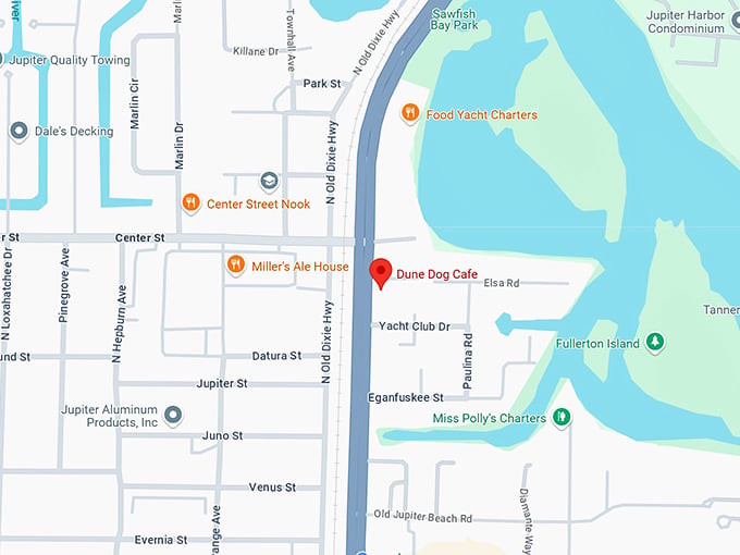16. dune dog cafe map