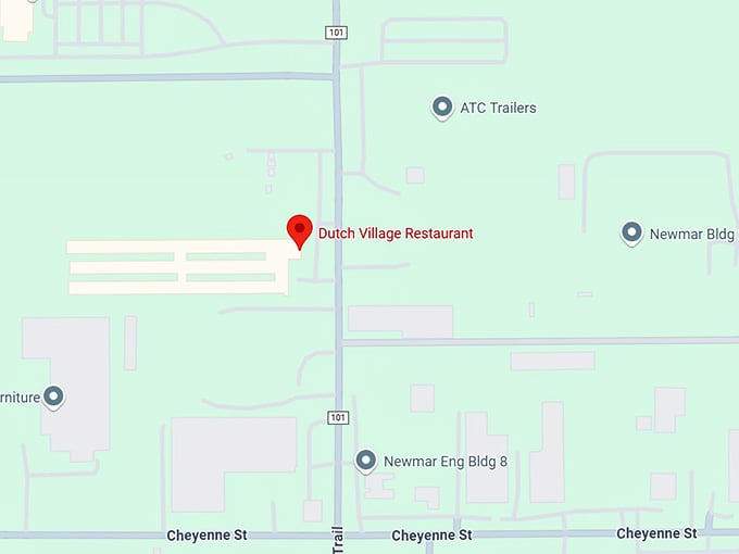 16. dutch village restaurant map