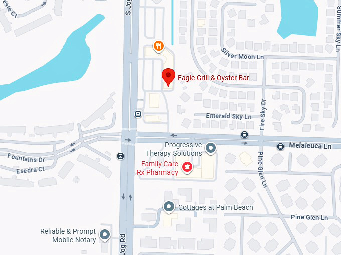 eagle grill & oyster bar map