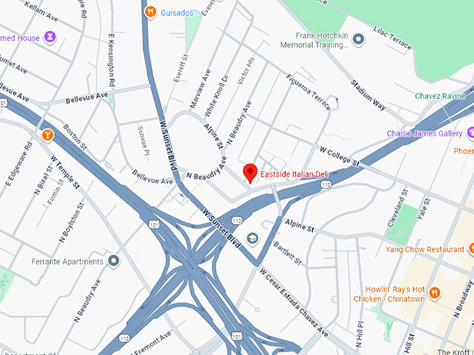 16. eastside italian deli map