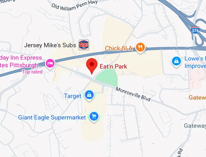 16. eat&rsquo;n park map