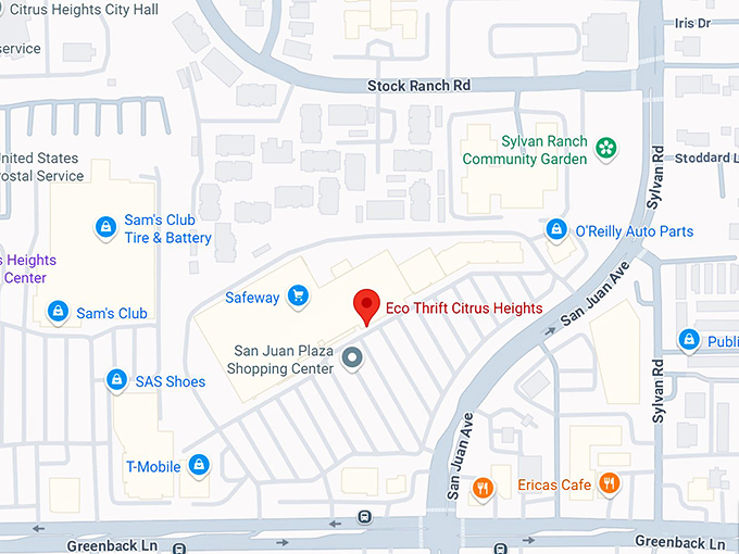 16. eco thrift citrus heights map