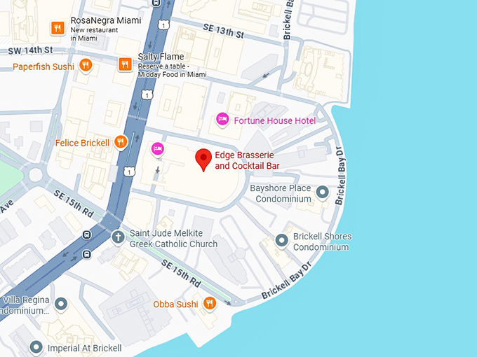 16. edge brasserie and cocktail bar map