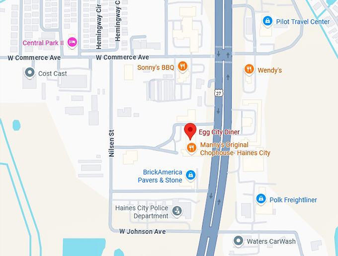 16. egg city diner map