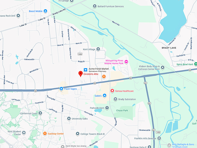 16. einstein's attic map