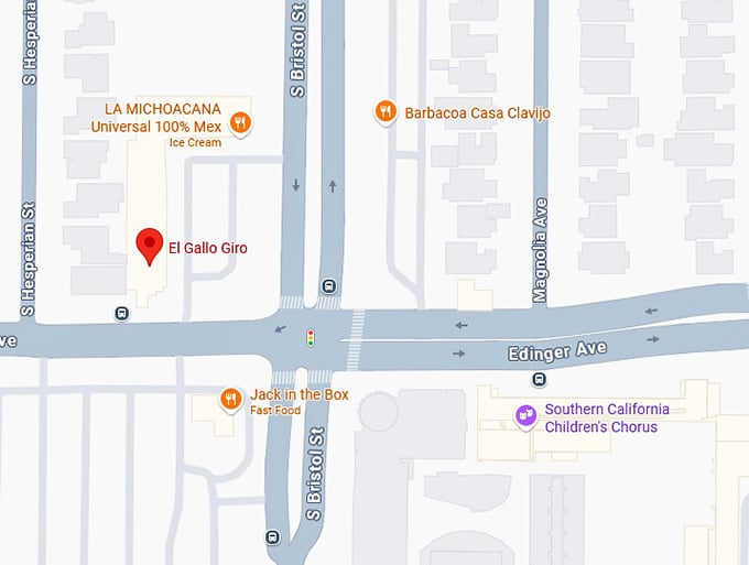 16. el gallo giro map