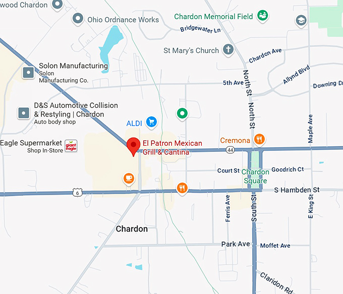 16. el patron mexican grill & cantina map