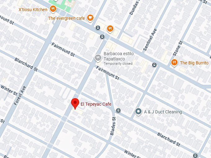 16. el tepeyac cafe map