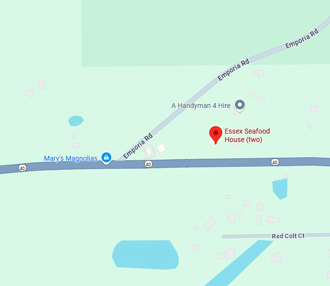 16. essex seafood house (two) map