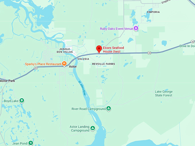 16. essex seafood house (two) map